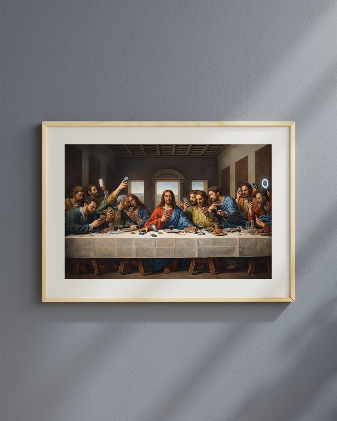 Modern Day the Last Supper Parody Art Print - Etsy