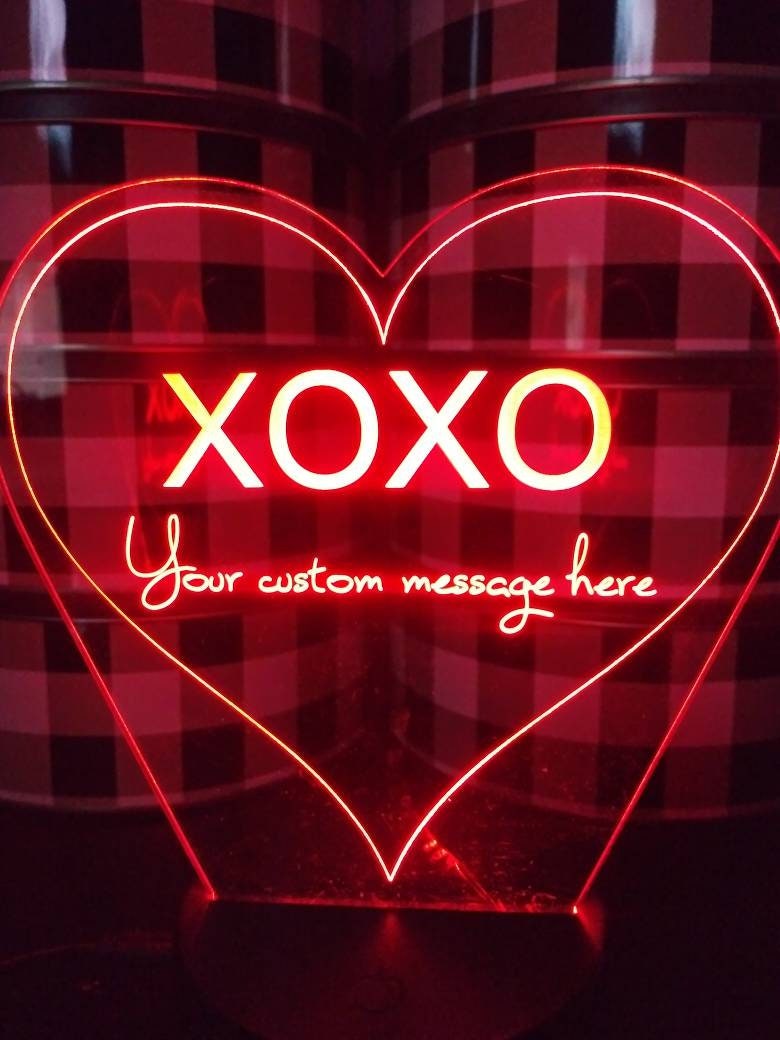 Custom Led Name Light, Personalized Night Light, Name Sign - Etsy