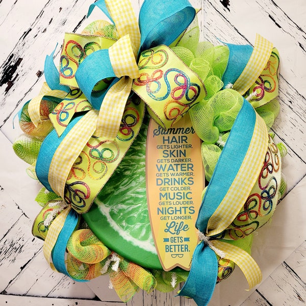Summer Pool Wreath - Etsy