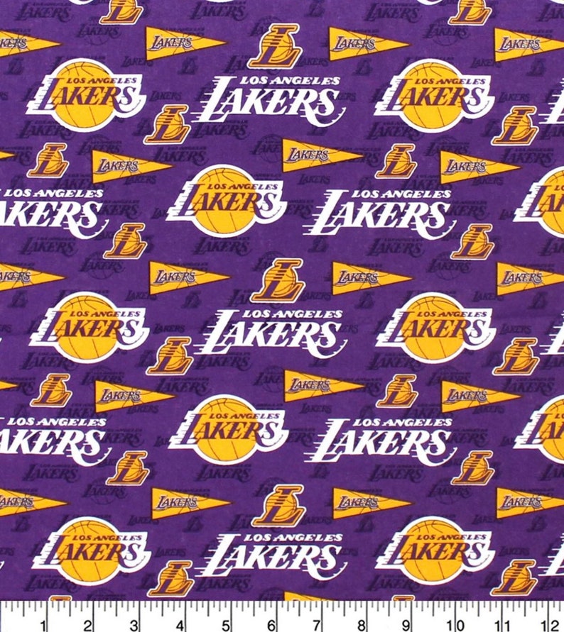 NBA Los Angeles Vintage Lakers Dark Purple Pennant Light | Etsy