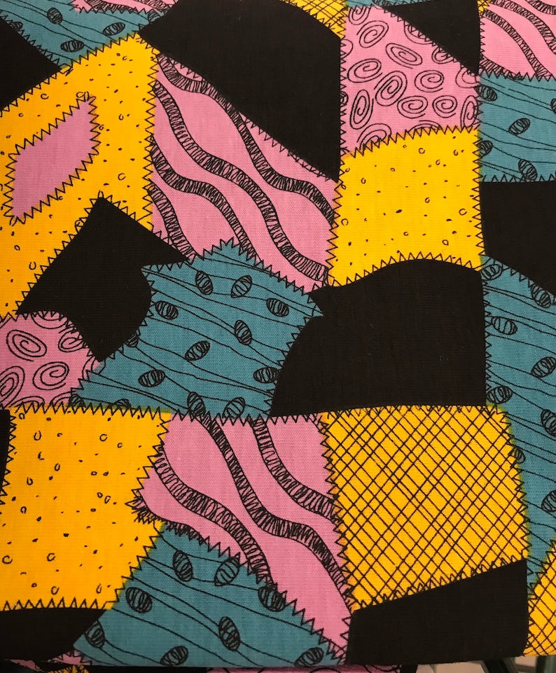 Disney Nightmare Before Christmas Sally Patch Fabric Stretch | Etsy