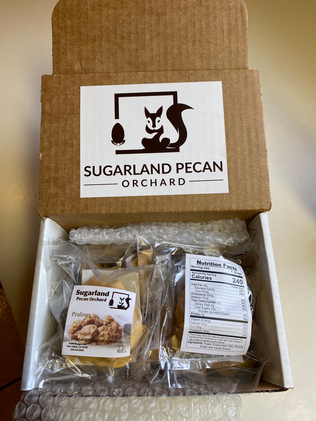 10 Pack (20 Pieces) of Old Fashion Authentic Pralines / Pecan Candy ...