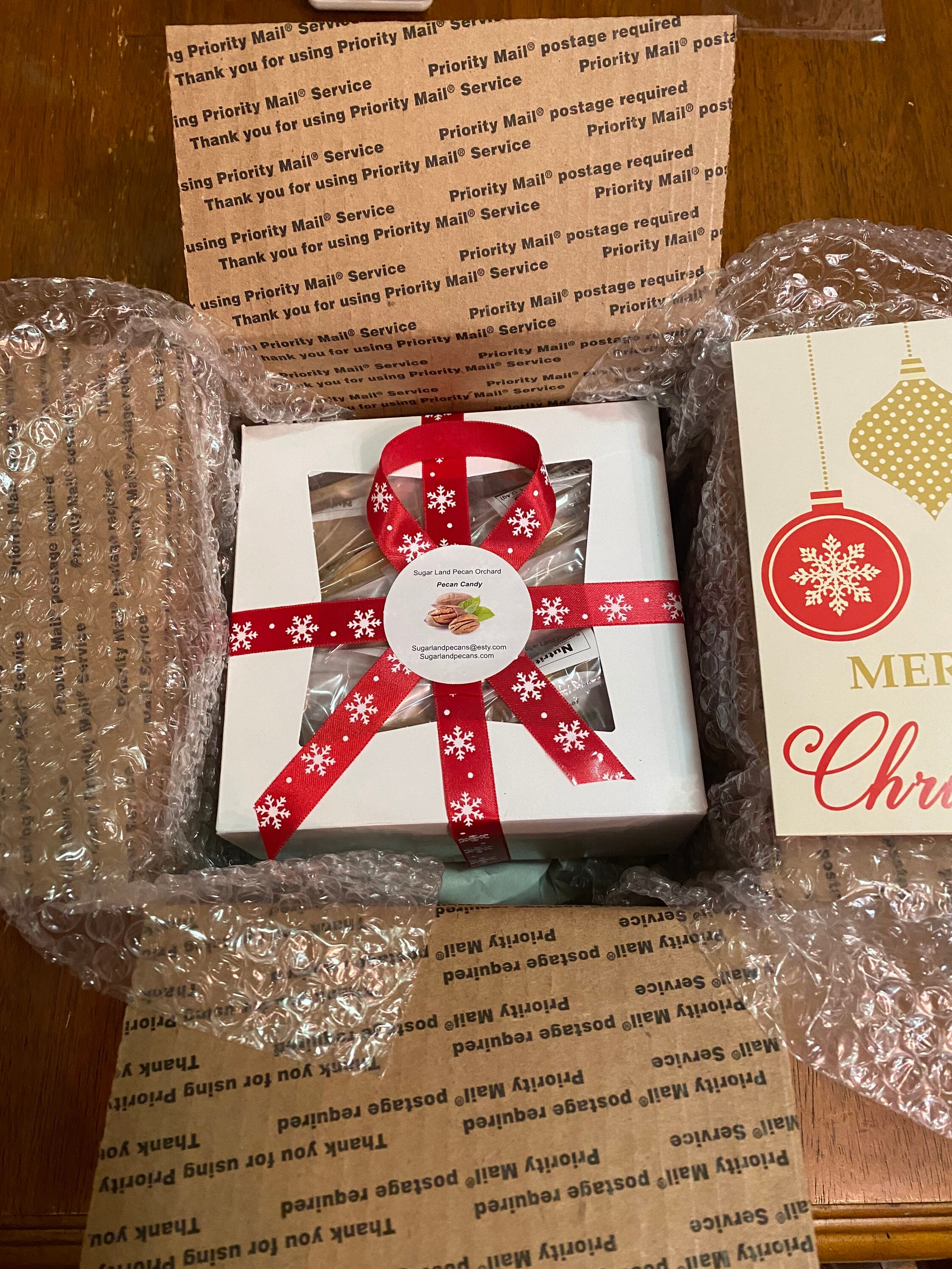 Holiday Pralines Favor Boxes of 20, 40,or 60 (individually Wrapped With ...