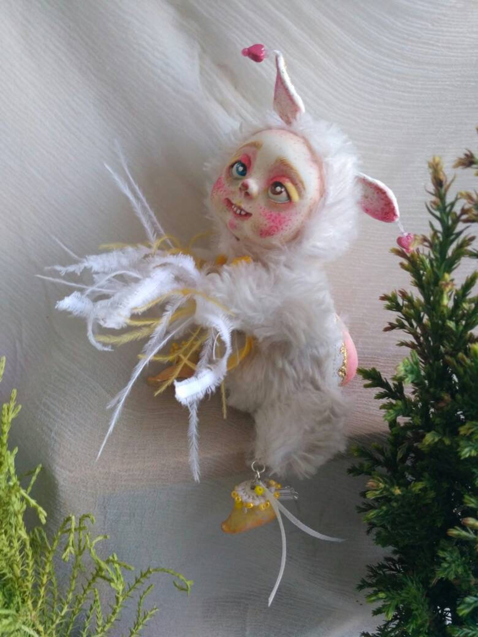 Miniature Fantasy Art Doll Cute Kawaii Interior Fluffy Plush - Etsy