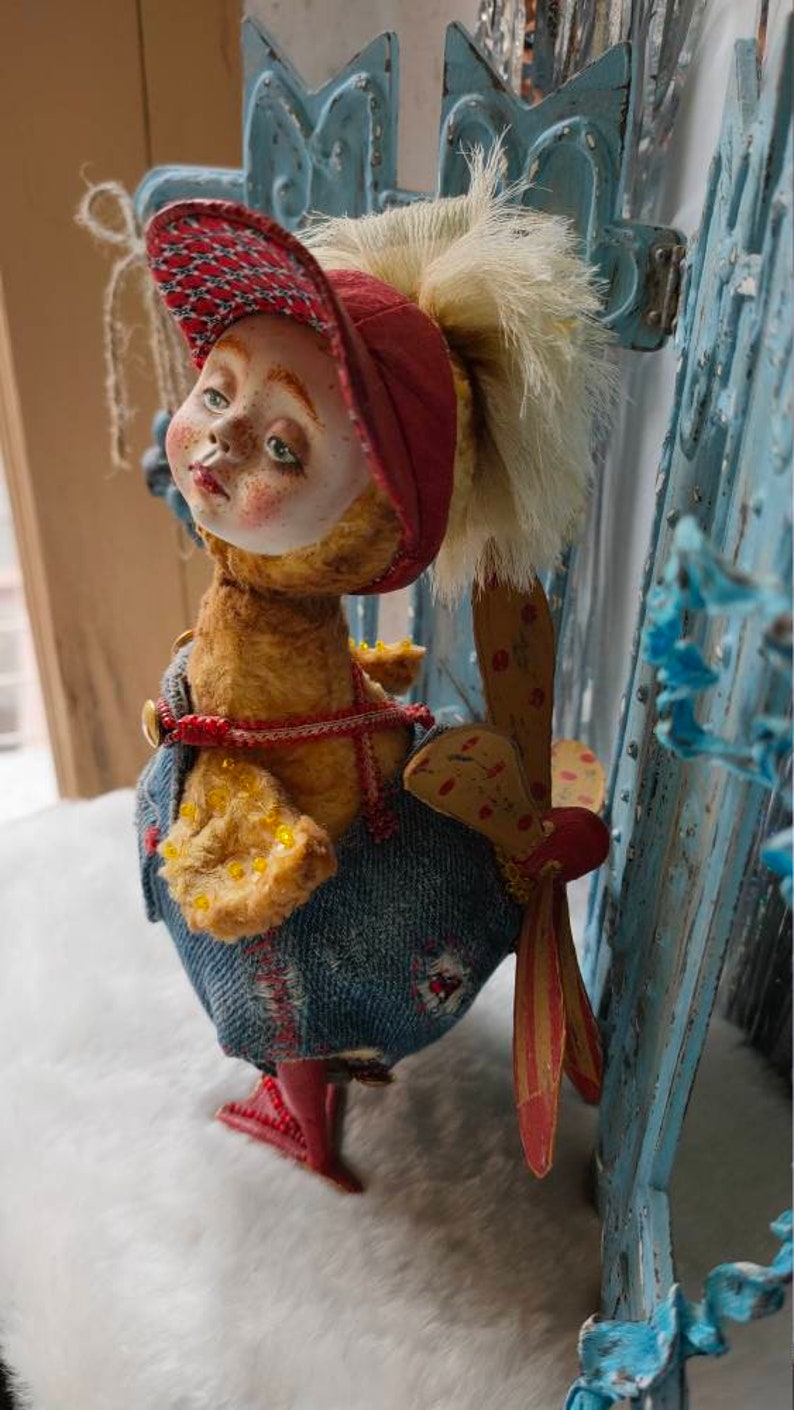 OOAK Collection Fantasy Art Doll Duckling Miniature Toy | Etsy