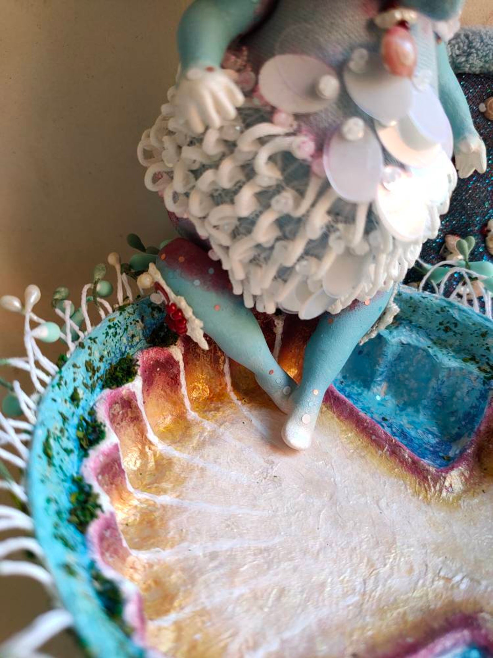 Miniature Ooak Fantasy Art Doll Fish Collection Artist Doll Gift ...