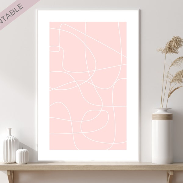 Light Pink Art - Etsy