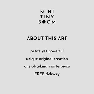 Small Original Black and White Abstract Ink Painting on Paper, Modern Wall Art - Etsy