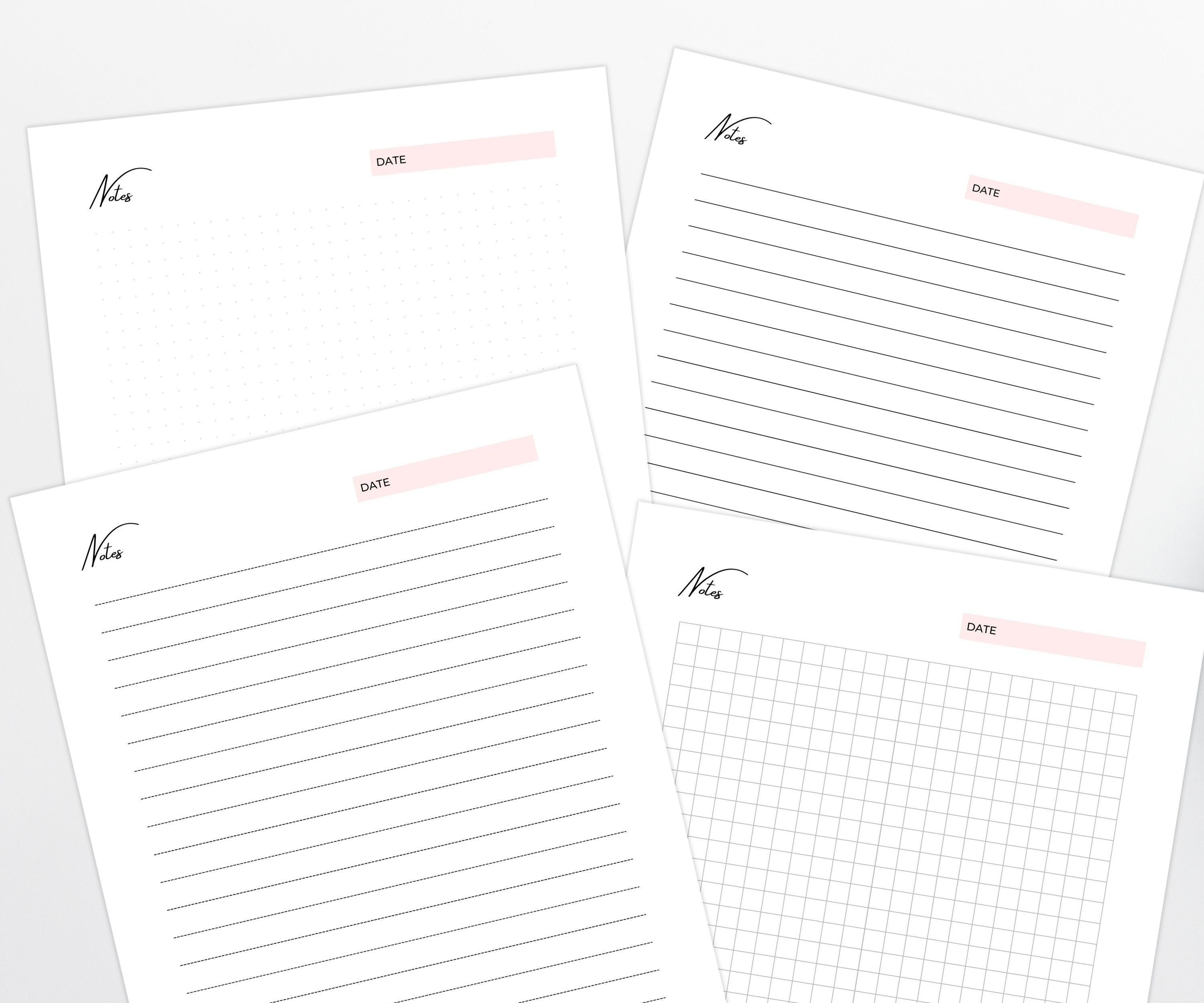 Printable Planner, Agenda Inserts, Printable Digital Download PDF ...