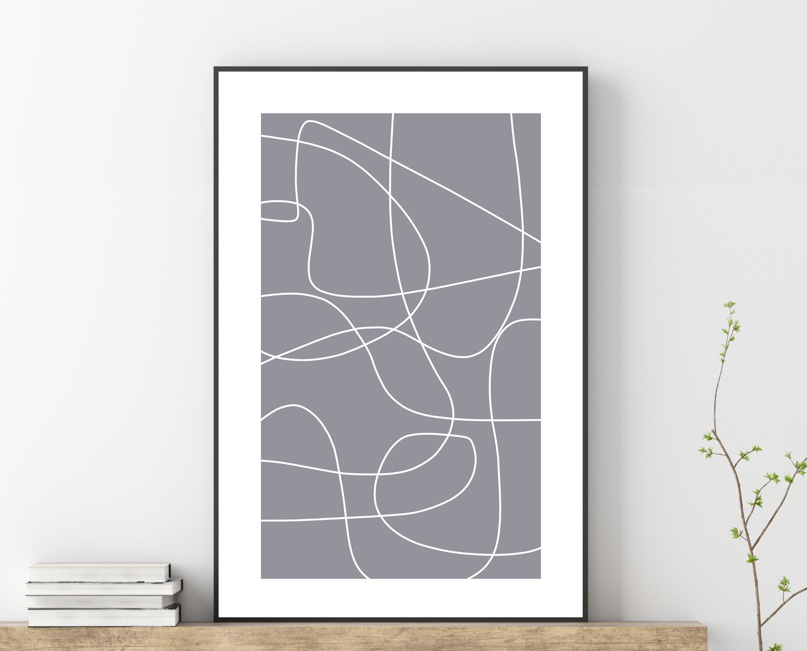 Printable Wall Art, Abstract Printable, Living Room Art, Bedroom Decor ...