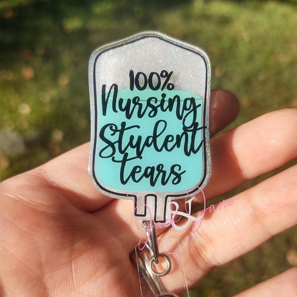 Nursing Student Name Badge Reel - Etsy