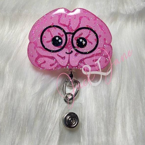 Brain Badge Reel Neuro Nurse Badge Reel Neurology Badge - Etsy