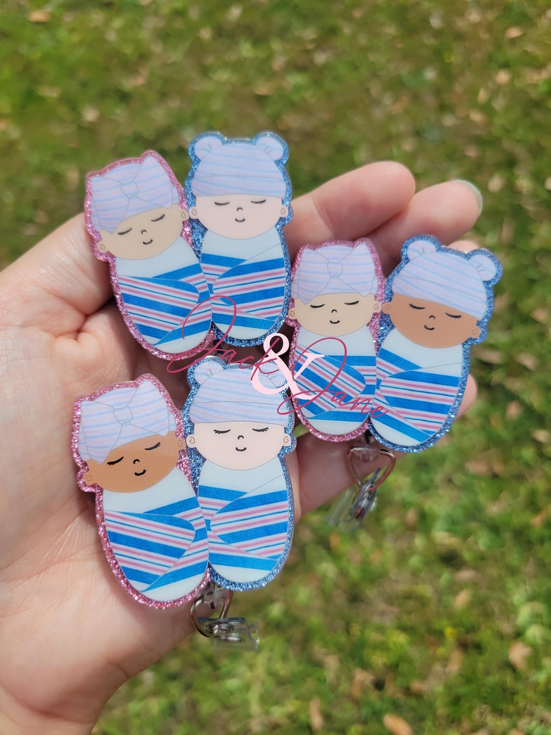 Labor and Delivery Badge Reel, Mother Baby Nurse Badge, Postpartum Reel ...