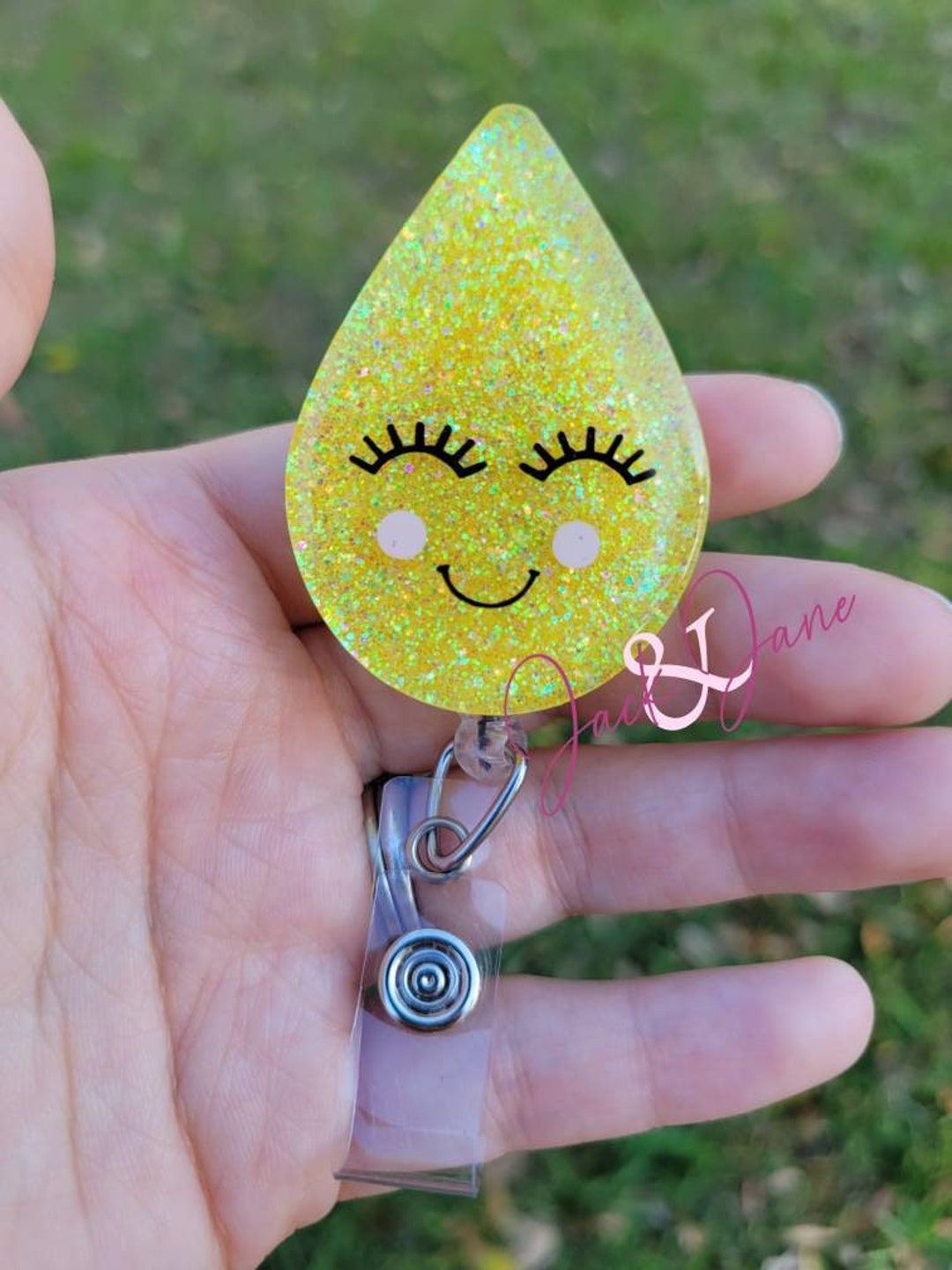 Urine Drop Badge Reel, Urology Badge Holder, Lab Tech ID Holder, Cute ...