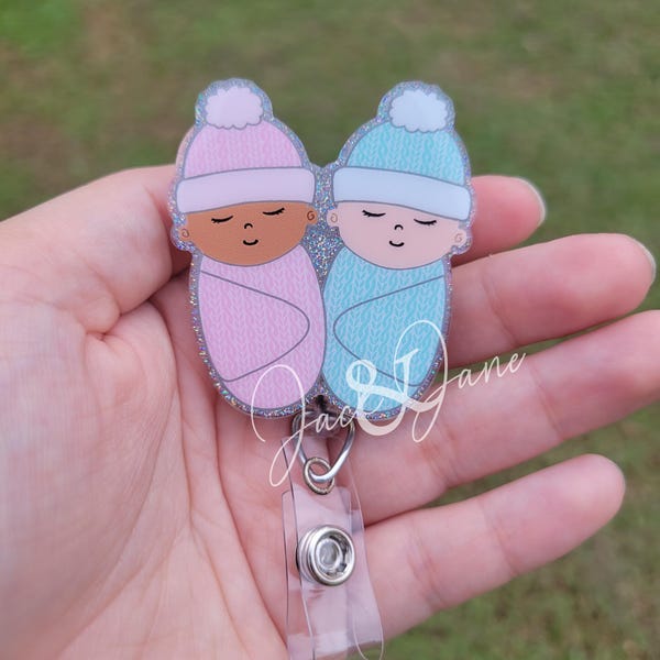 Badge Reel Winter Baby - Etsy