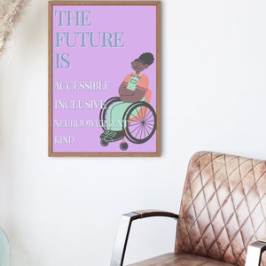 Classroom Poster Art Inclusive, Disability, Kind Empowering Inclusivity ...