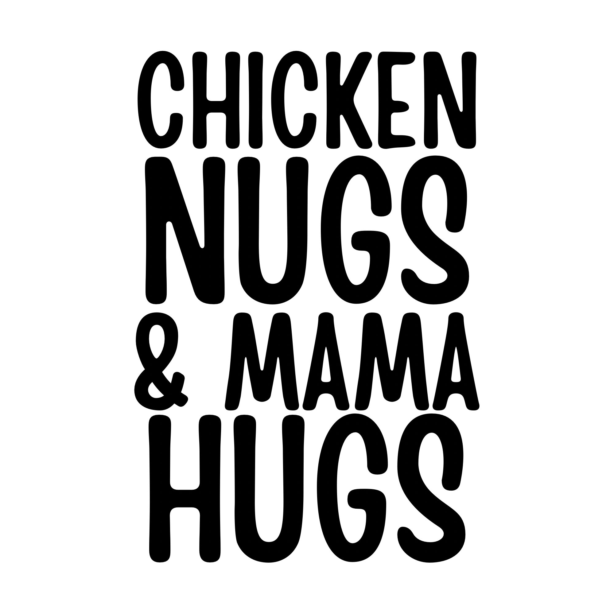 Chicken Nugs & Mama Hugs - Etsy