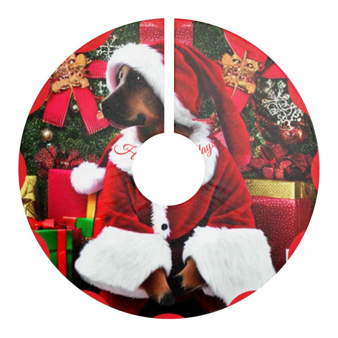 Dog-gone Christmas Tree Skirt - Etsy