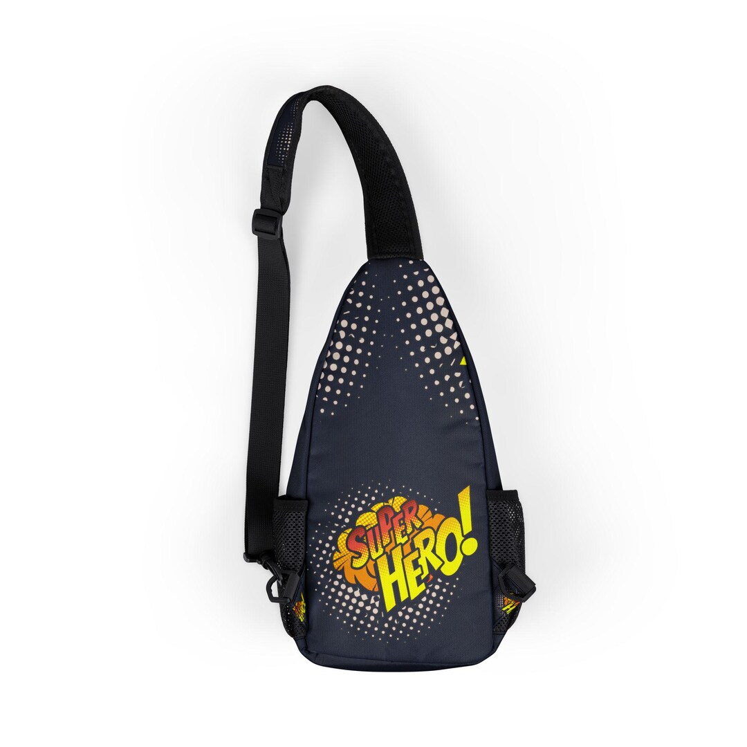 Super Hero Chest Bag -nice School Tote Travel Tote - Etsy