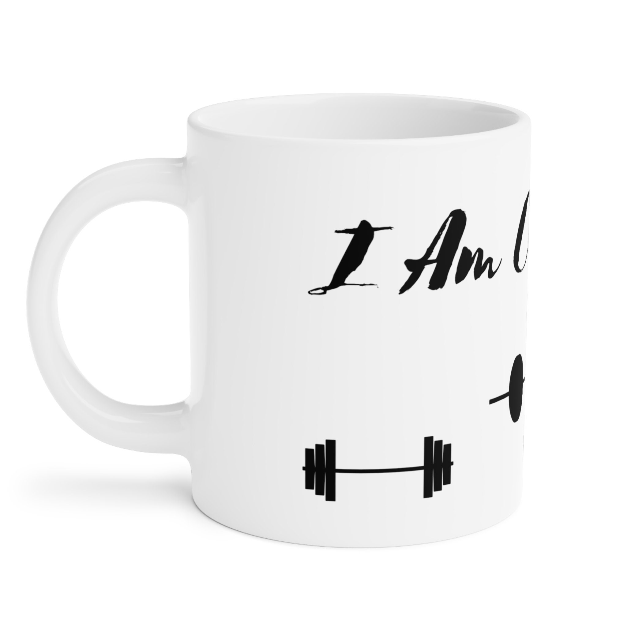 I Am Calm After Female Weight Lifting 20 Oz Ceramic Mugs - Big Mug Big ...