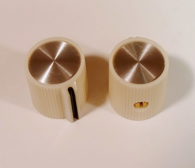 One Set of Two Knobs Antique Vintage Amplifier, Guitar, Radio, Amp or ...