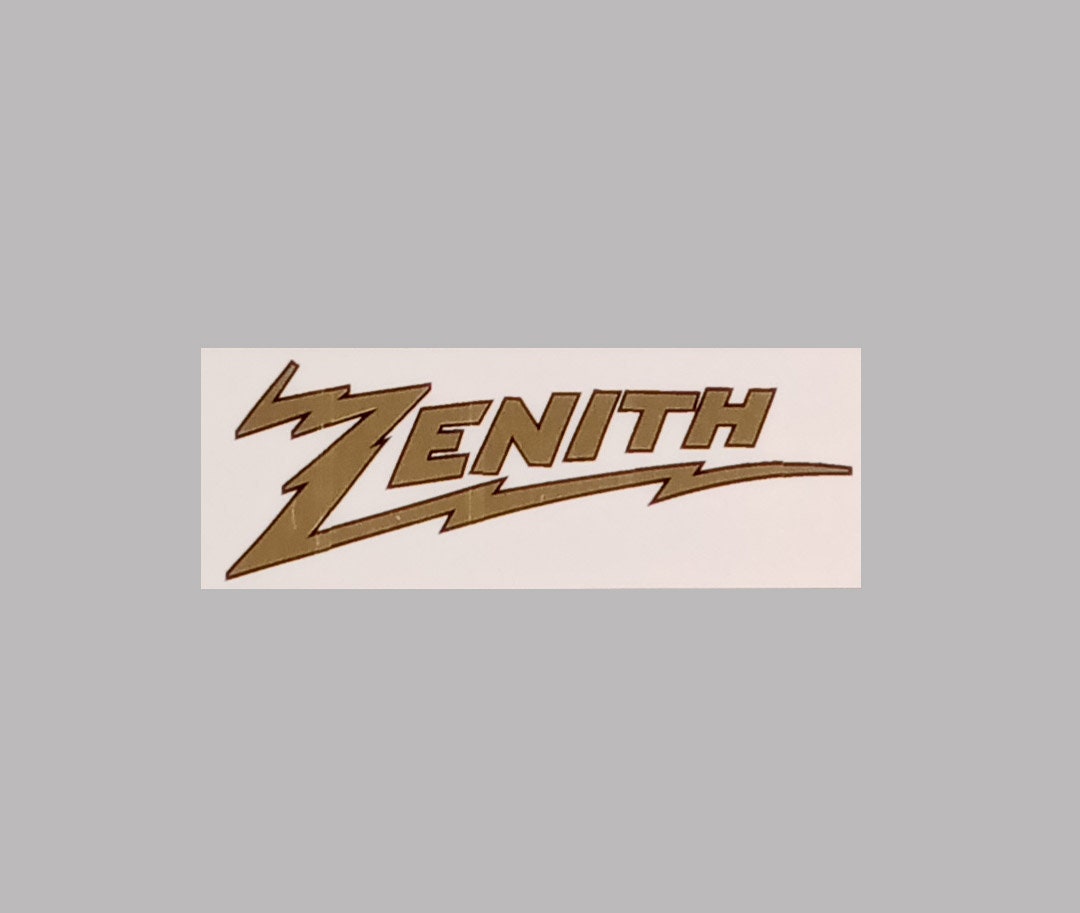 Zenith Radio Logo Water Slide Decal Sticker- Old Antique Wood, Bakelite ...