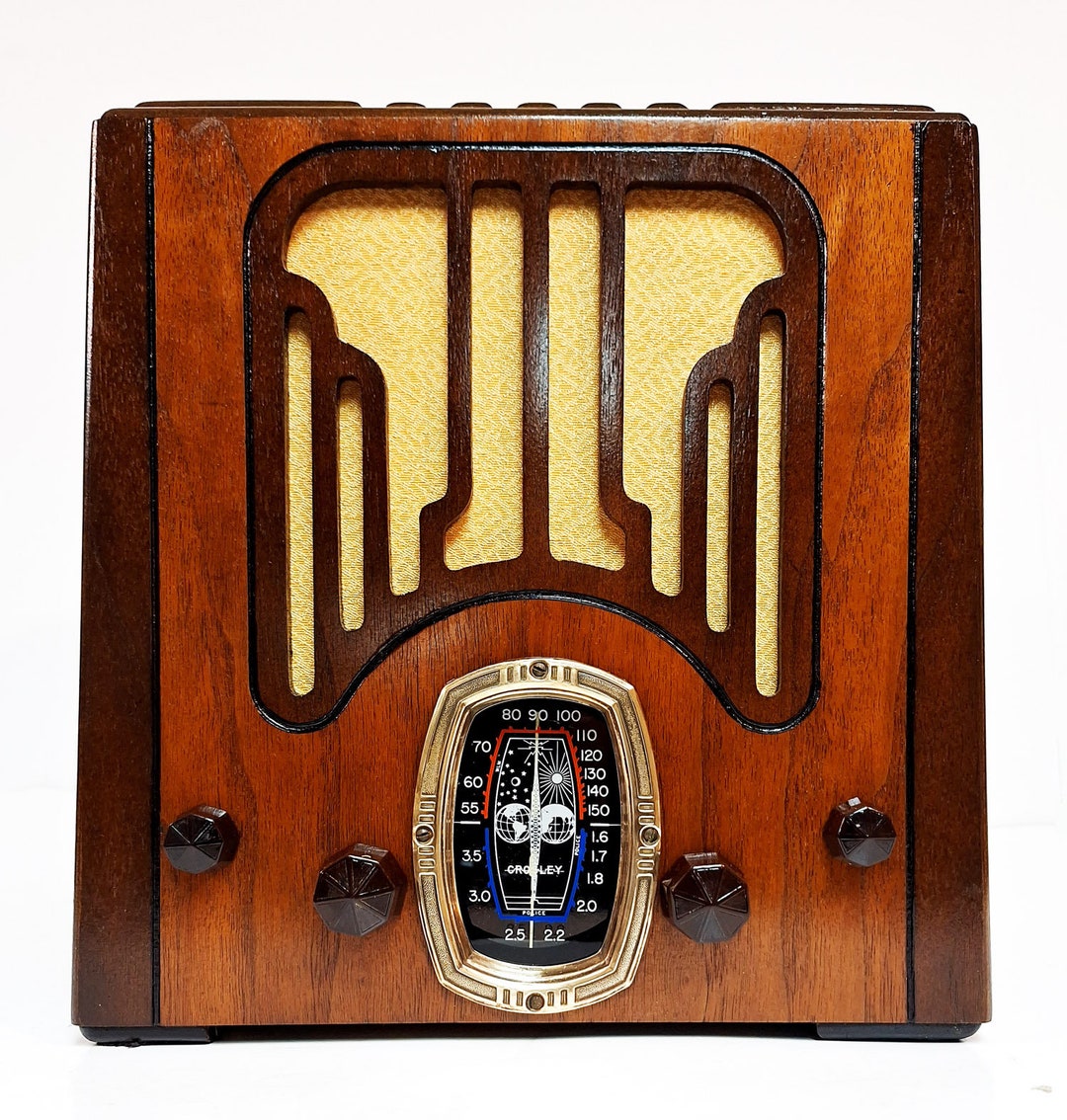 1936 Crosley Old Antique Wood Vintage Tube Radio Restored - Etsy