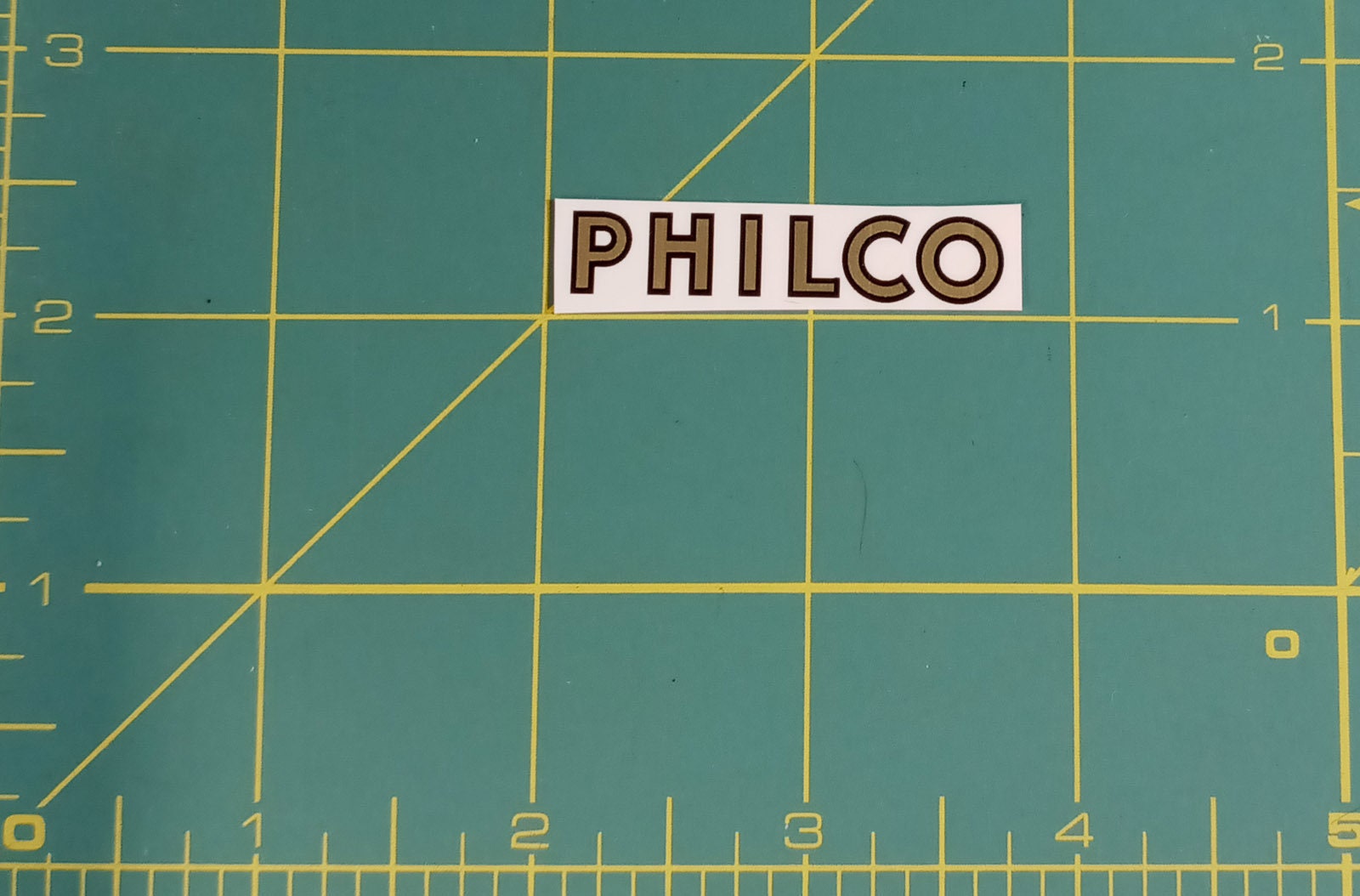Philco Radio Logo Water Slide Decal Sticker- Old Antique Wood, Bakelite ...