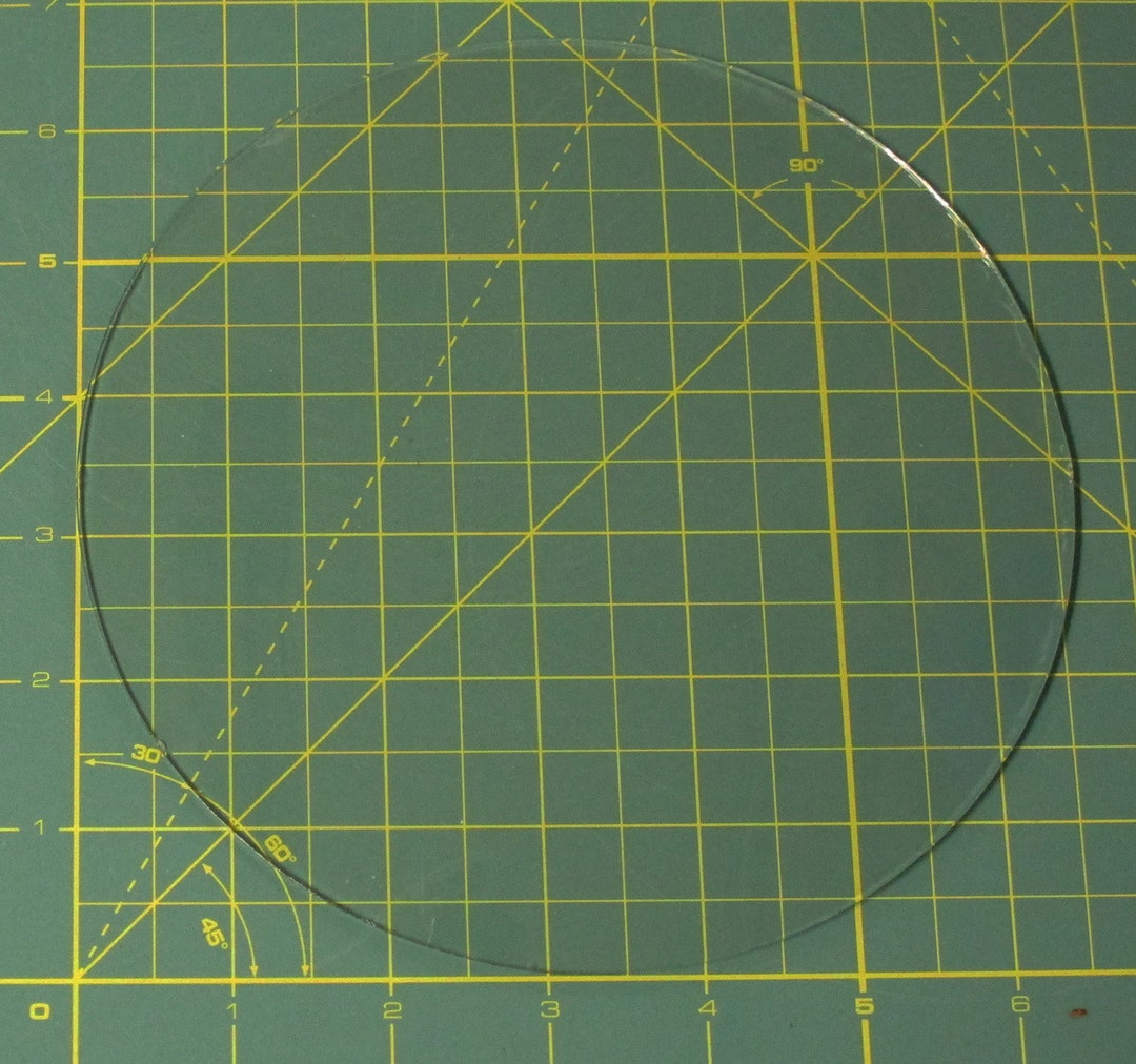 6 5/8" Convex Domed Glass Dial Cover for Your Vintage Antique Radio or ...