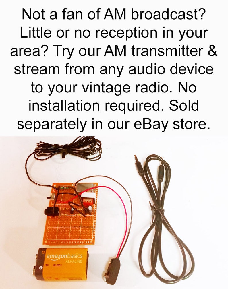 AM Transmitter Stream to Your Old Antique Vintage Tube Radio - Etsy