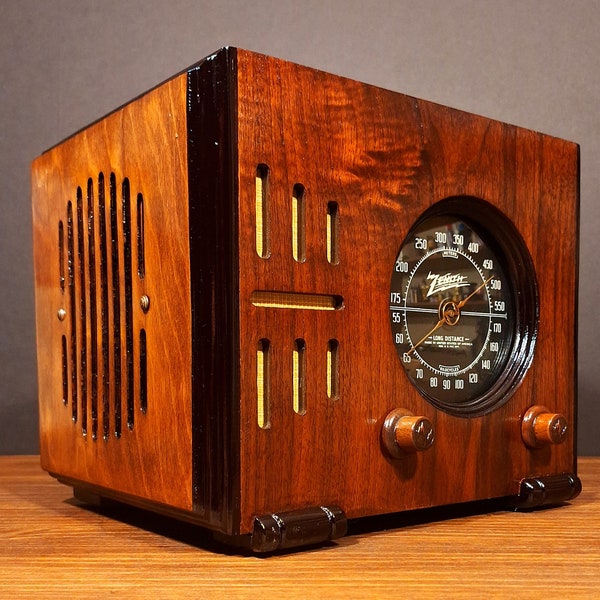 Antique Zenith Tube Radio - Etsy