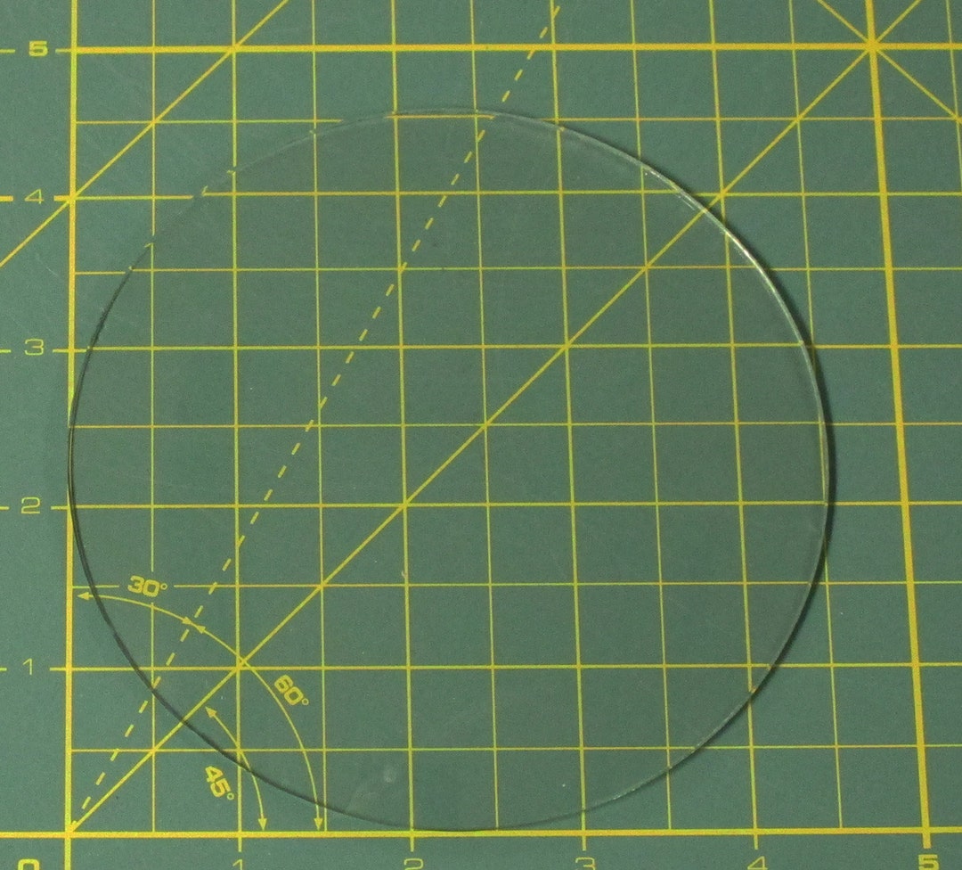 4 1/2" Convex Domed Glass Dial Cover for Your Vintage Antique Radio or ...