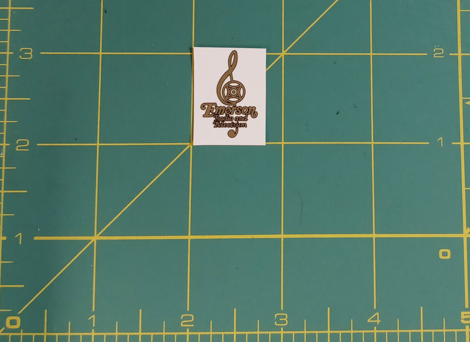 Emerson Radio Logo Water Slide Decal Sticker- Old Antique Wood ...