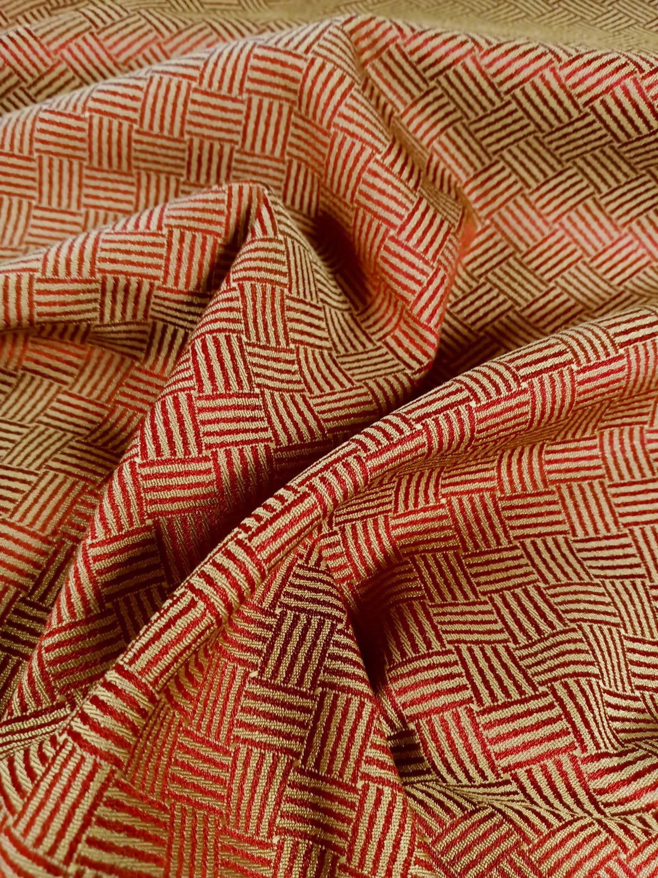 Vintage Gold Fabric for Antique Radio or Amp Speaker Grill Cloth Radio ...