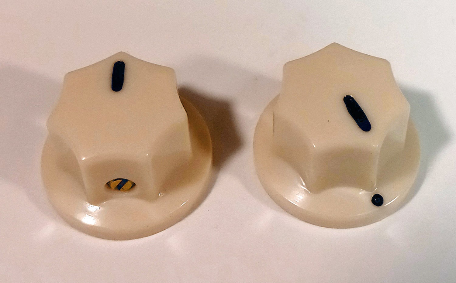 One Set of Two Knobs Antique Vintage Amplifier, Guitar, Radio, Amp or ...