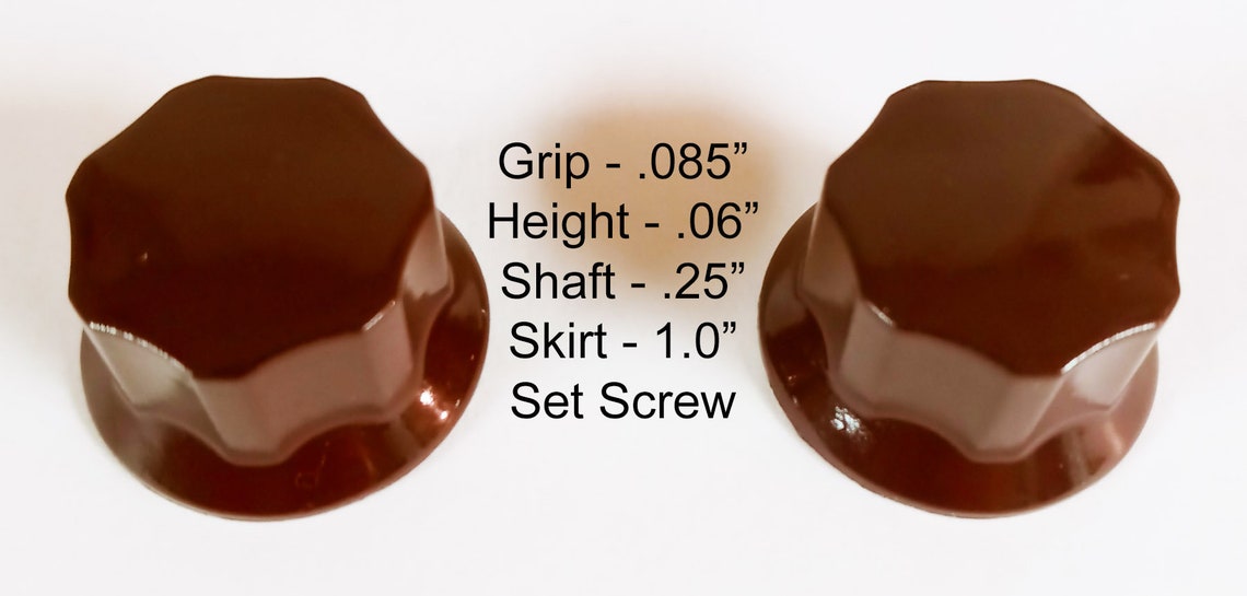 Reproduction Antique Tube Radio Knob Vintage Replacement Knobs in Black ...