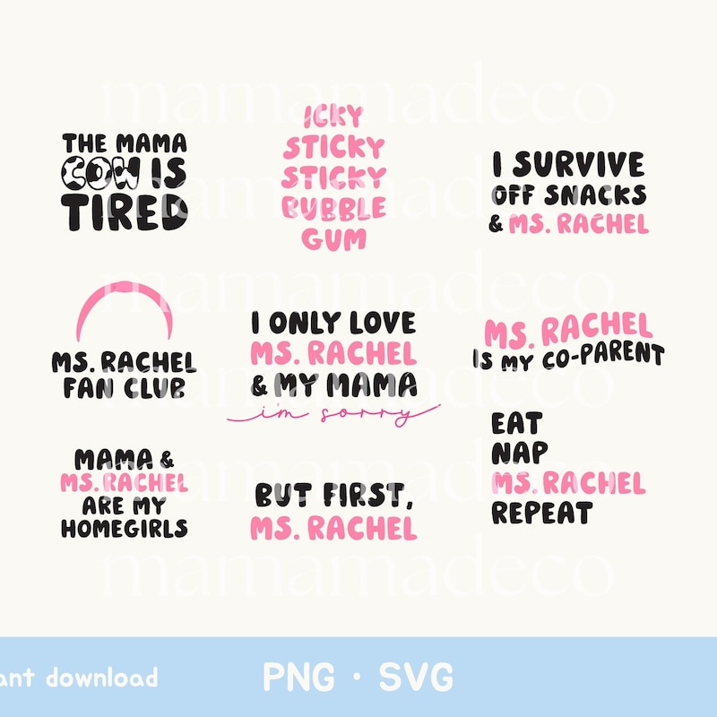 Ms Rachel Svg - Etsy