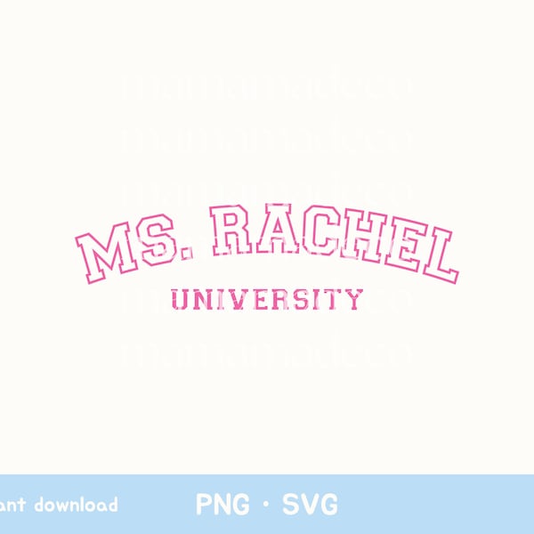 Ms Rachel Svg - Etsy