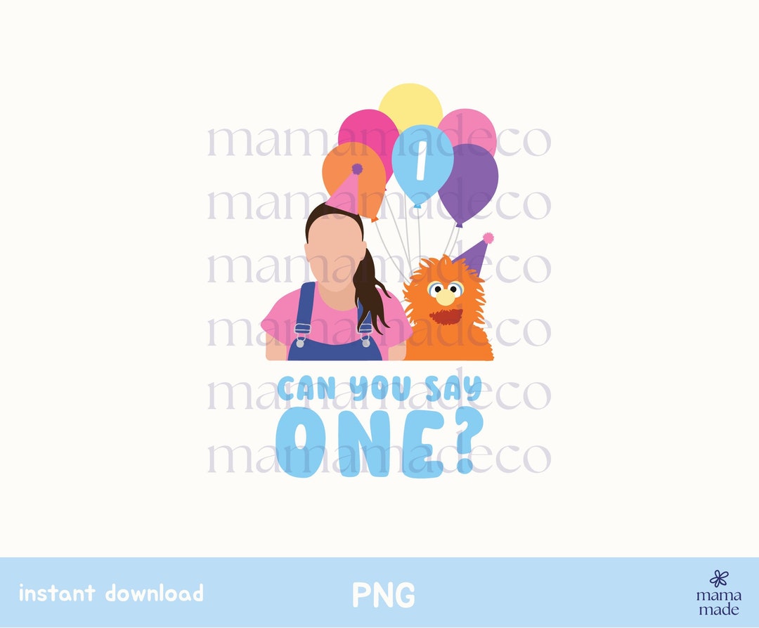 Instant Download · Ms. Rachel, Can You Say One Png, Songs for Littles ...