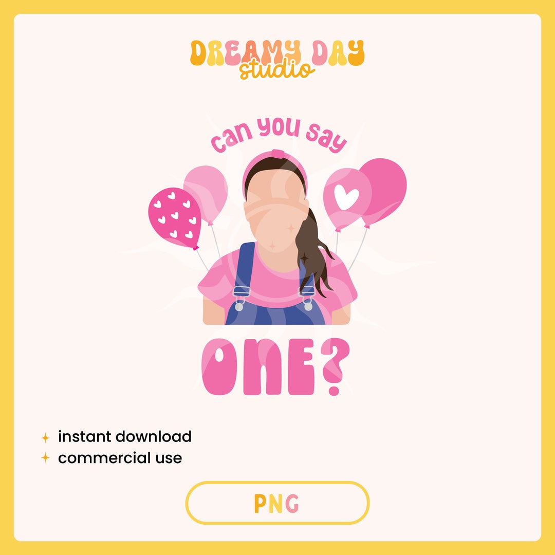 Instant Download · Ms. Rachel Pink Hearts PNG · Can You Say One · Ms ...