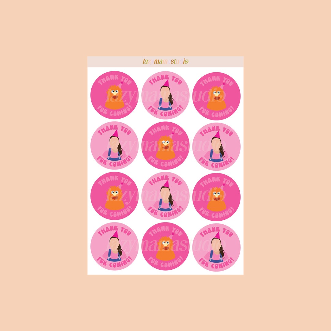 Ms. Rachel Birthday Party Labels · Ms. Rachel and Herbie Thank You for ...