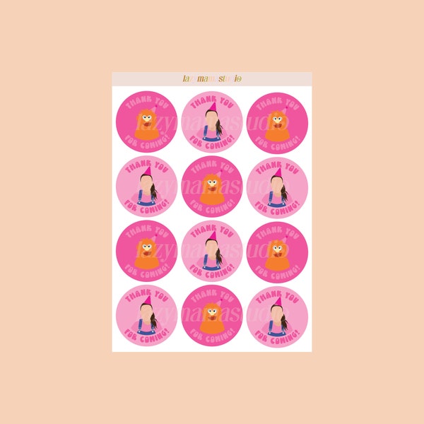 Ms Rachel Thank You Stickers - Etsy