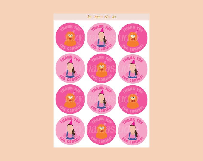Ms. Rachel Birthday Party Labels · Ms. Rachel and Herbie Thank You for ...