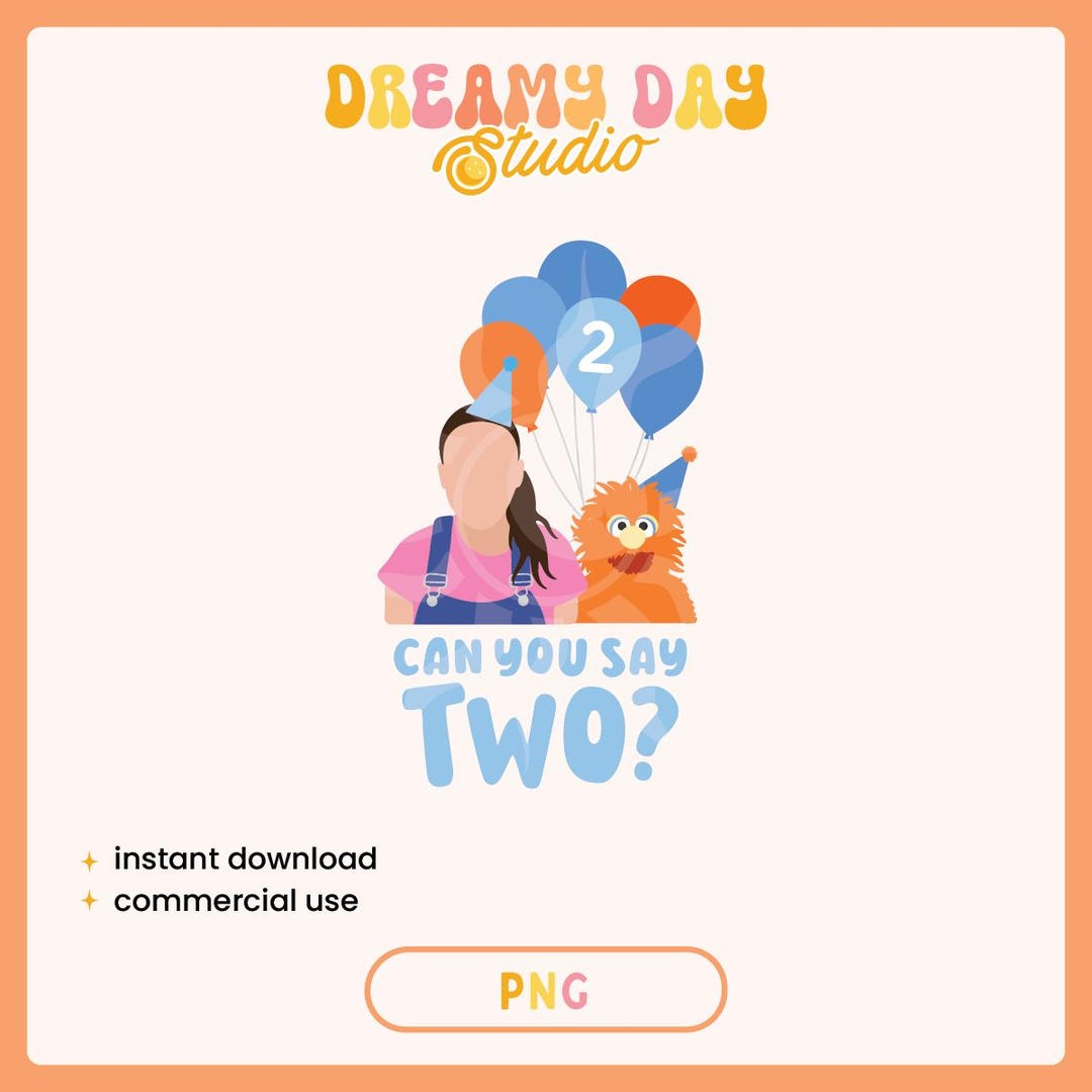 Instant Download Ms. Rachel and Herbie 2nd Birthday Png - Ms. Rachel ...