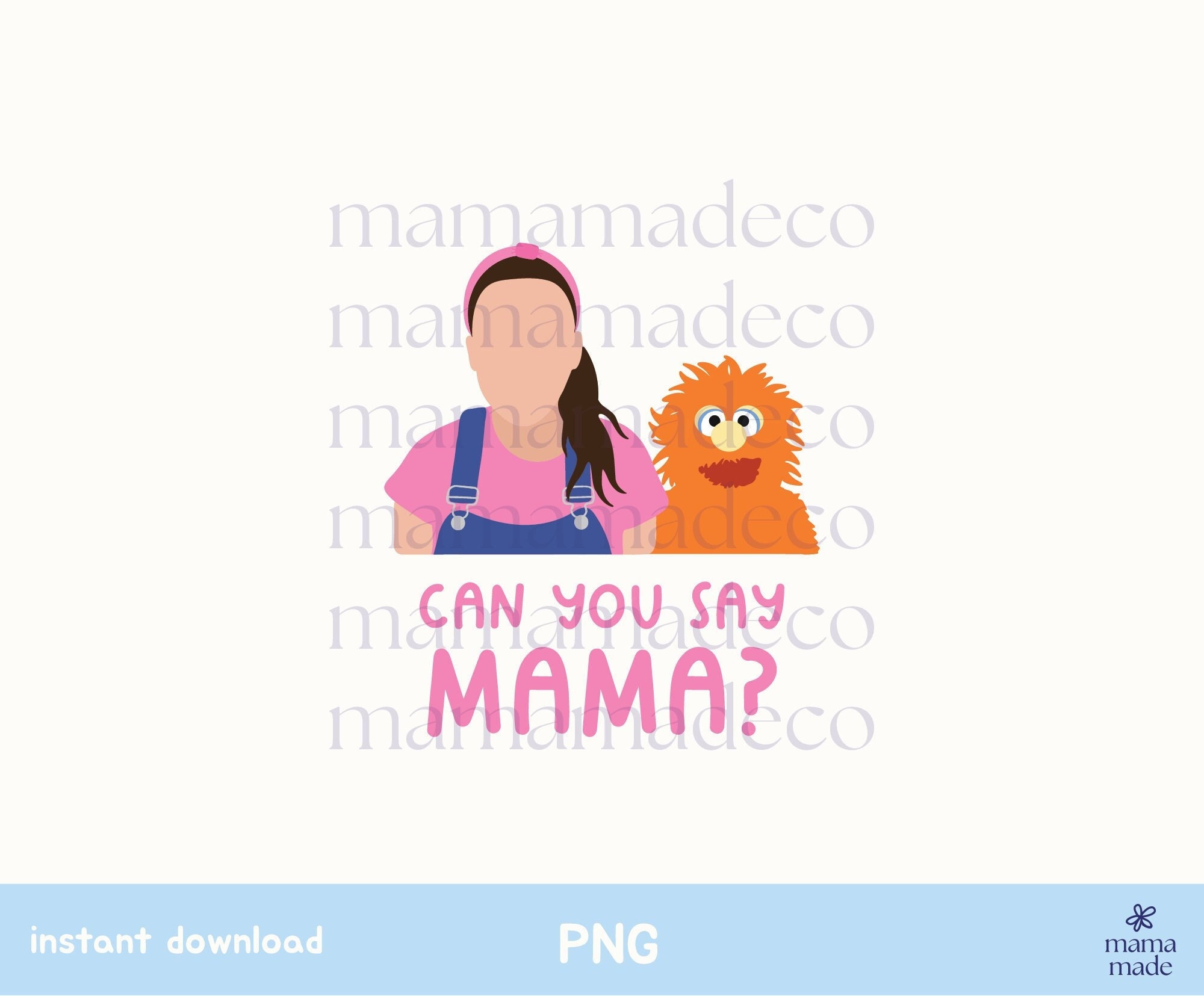 Instant Download Ms. Rachel Can You Say Mama Png Songs for - Etsy Canada