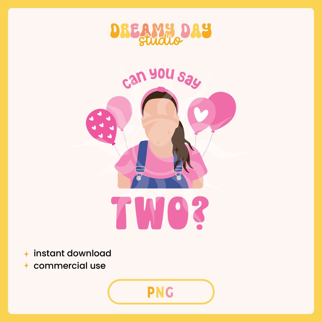 Instant Download · Ms. Rachel Pink Hearts PNG · Can You Say Two · Ms ...