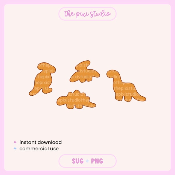 Dino Nuggets Clipart - Etsy