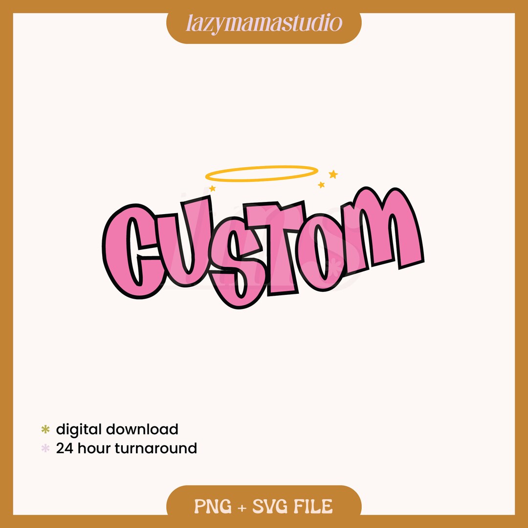 Customizeable Digital Download · Bratty Y2k Text Effect Svg File ...