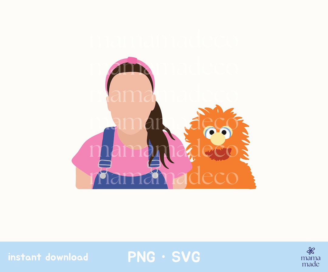 Instant Download · Ms. Rachel and Herbie Svg Clip Art, Ms. Rachel and ...