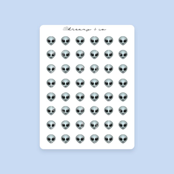 Alien Emoji - Etsy